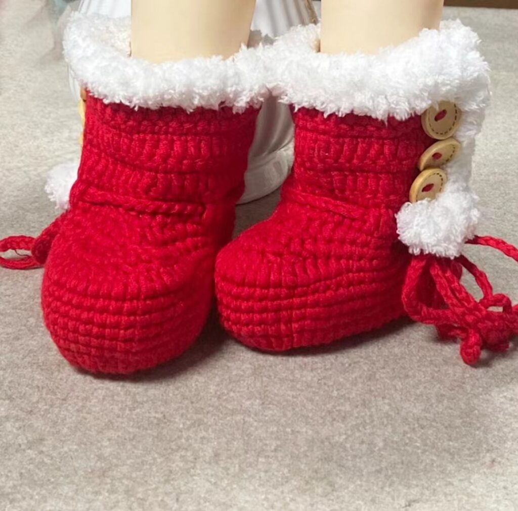 Fluffy Baby Booties Handmade Cozy Crochet Baby Shoes - China Crochet ...
