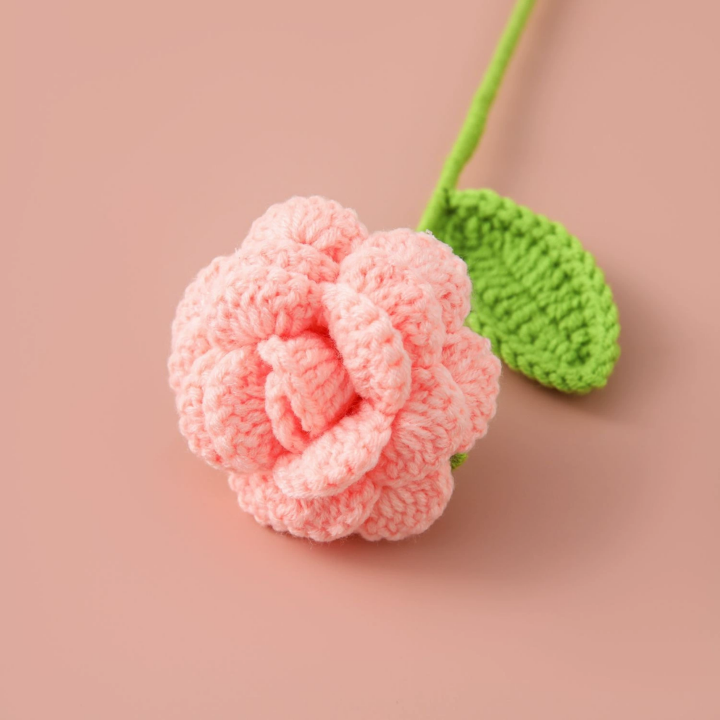 Handmade Crochet Rose Valentine's Day Gifts - China Crochet Factory ...